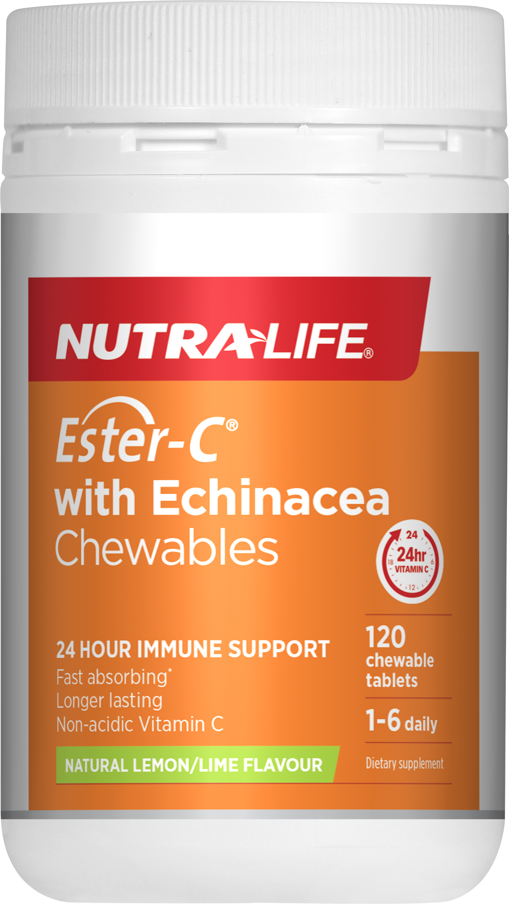 Ester-C® with Echinacea Chewables | Nutra-Life New Zealand